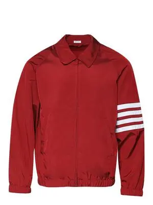 Thom Browne Ripstop Raglan Coach Jacket - Red