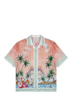 Casablanca Cuban Collar Shirt Ethereal - Multi