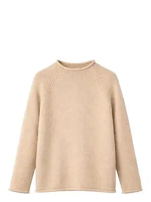 Bottega Veneta Cashmere Sweater Linen Melange - Beige