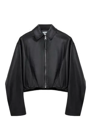 Loewe Leather Jacket - Black