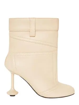 Loewe Flared-heel Ankle Boots - Nude