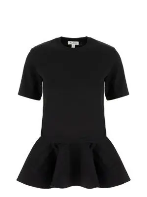 Alaïa Peplum T-shirt Dress - Multicolor