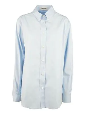Miu Miu Miu Miu Button-Up Shirt Multicolor