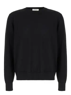 Givenchy Black Crew Neck Knitwear With Contrast Detailing - Multicolor