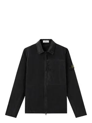 Stone Island Long-sleeved Casual Jacket - Black