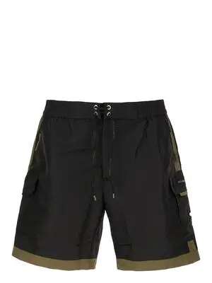 Dolce & Gabbana Cargo Shorts With Drawstring Waist - Multicolor