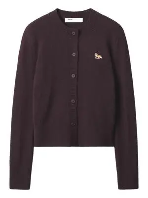 Maison Kitsuné Baby Fox Patch Knitted Cardigan - No