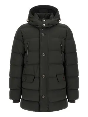 MOORER Long-sleeved Down Jacket - Black