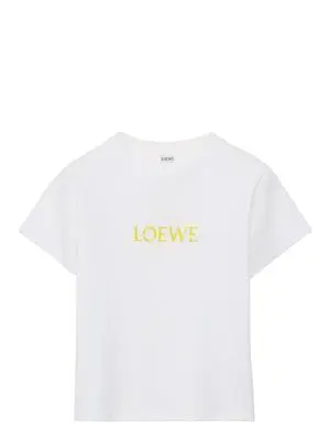 Loewe Embroidered Logo T-shirt - White