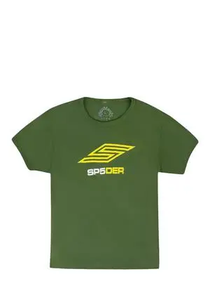 SP5DER Logo Print T-shirt - Green