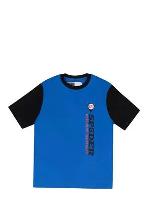 SP5DER Logo-print T-shirt - Blue