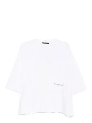 Jacquemus Le Palmier" Logo Print Oversized T-shirt - White