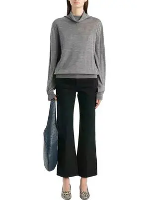 Khaite Flared-leg Cotton Jeans - Black