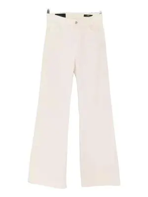 DONDUP Amber Flared-leg Trousers - Neutrals