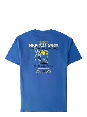 NEW BALANCE Graphic Print T-shirt - Blue