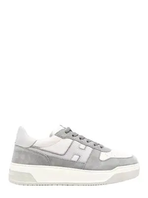 Hogan Logo-patch Sneakers - Grey