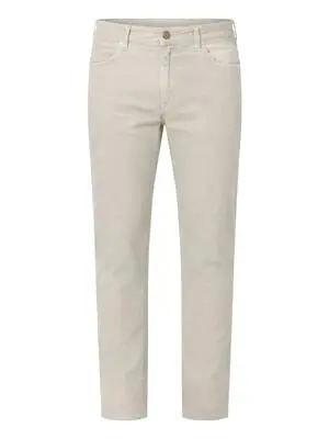 SIVIGLIA Slim-fit Gabardine Trousers - Neutrals