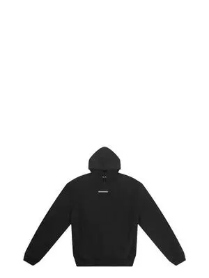 HELIOT EMIL Logo Plaque Drawstring Hoodie - Black