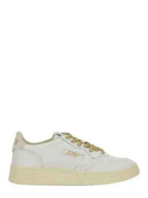 AUTRY Medalist Perforated Panelled Sneakers - Neutrals