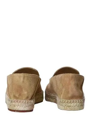 Loro Piana Suede Espadrille Loafers - Neutrals