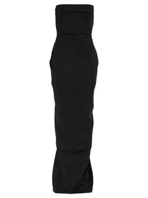 Rick Owens Strapless Bustier Maxi Gown - Black
