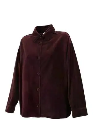 Aspesi Corduroy Button-down Jacket - Brown