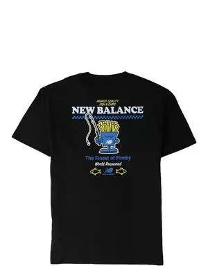 NEW BALANCE Fish And Chips Graphic T-shirt - Black