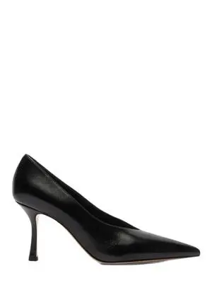Casadei Nina Pointed Toe Stiletto Pumps - Black
