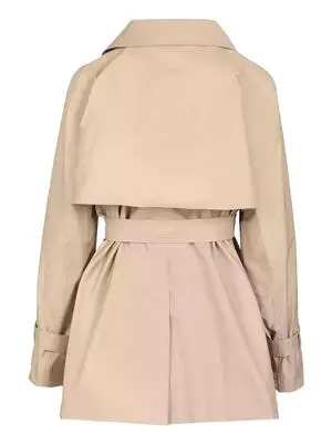 Max Mara Double-breasted Belted Trench Coat - Neutrals