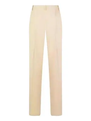 Alberta Ferretti High-waisted Pleated Trousers - Neutrals