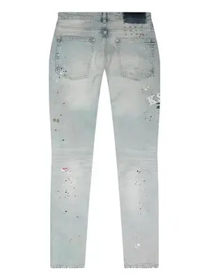 Ksubi Van Winkle Ksteller Genesis Paint-splatter Distressed Jeans - Blue