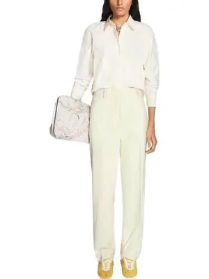 Dries Van Noten Wide-leg Tailored Trousers - Neutrals