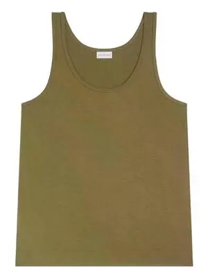 Dries Van Noten Cotton Tank Top - Green