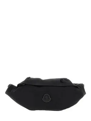 Moncler Durance Logo-patch Zip-fastening Belt Bag - Black