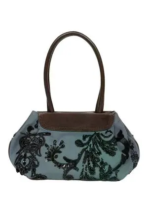 Dries Van Noten Mini Embroidered Shoulder Bag - Blue