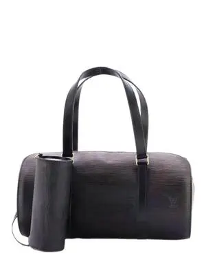 LOUIS VUITTON Soufflot Epi Leather Handbag - Black
