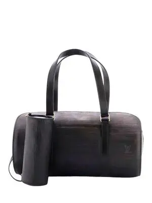 LOUIS VUITTON Soufflot Epi Leather Handbag - Black