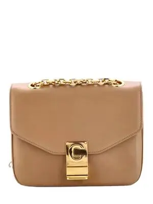 Celine Small C Bag Leather Crossbody Bag - Brown
