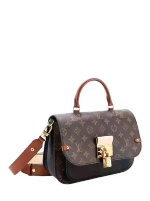 LOUIS VUITTON Monogram Canvas Vaugirard Satchel - Black