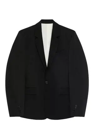 Givenchy Single-breasted Notch-lapel Blazer - Black