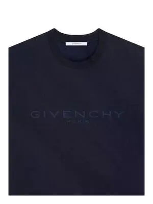 Givenchy Logo-embroidered T-shirt - Blue