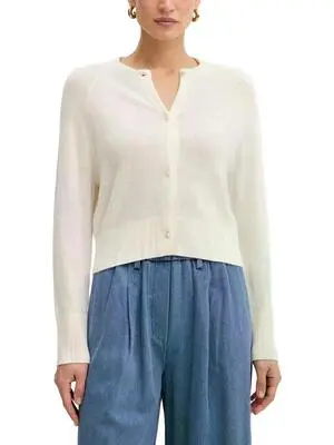 FORTE_FORTE Round-neck Cardigan - Neutrals