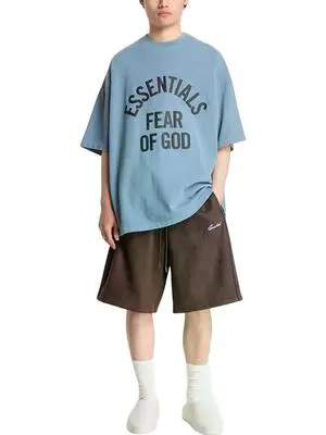Fear Of God Campus 90's Logo-print T-shirt - Blue