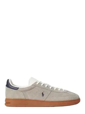Polo Ralph Lauren Bedford Suede Lace-up Sneakers - Neutrals