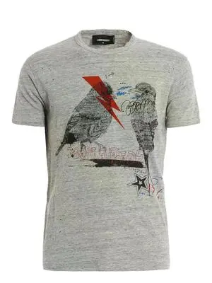 Dsquared2 Graphic-print T-shirt - Grey