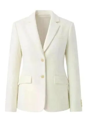 MSGM Jacquard Effect Blazer - Neutrals