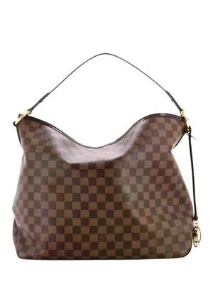 LOUIS VUITTON Damier Hobo Bag - Brown