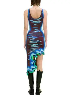 Ph5 Robin Sequin-embellished Wavy Dress - Brown