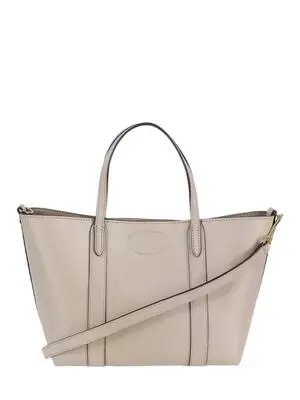 Mulberry Mini Bayswater Grained Tote Bag - Neutrals