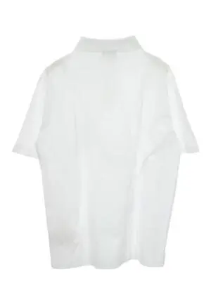 Hermès 2020s Pocket-detail Cotton Polo Shirt - White